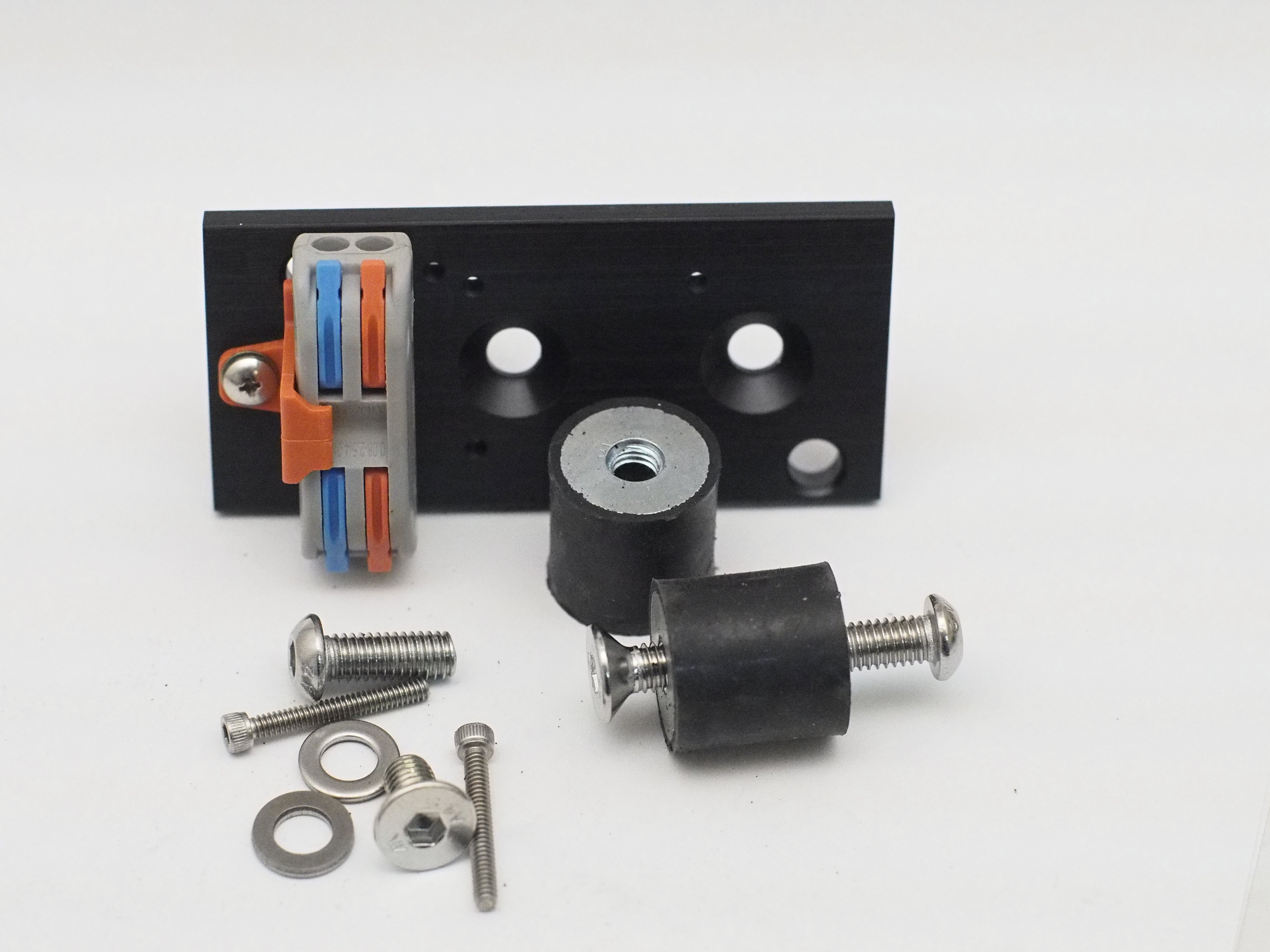 Universal vibration isolated bracket integrated Quick Lever connector ...